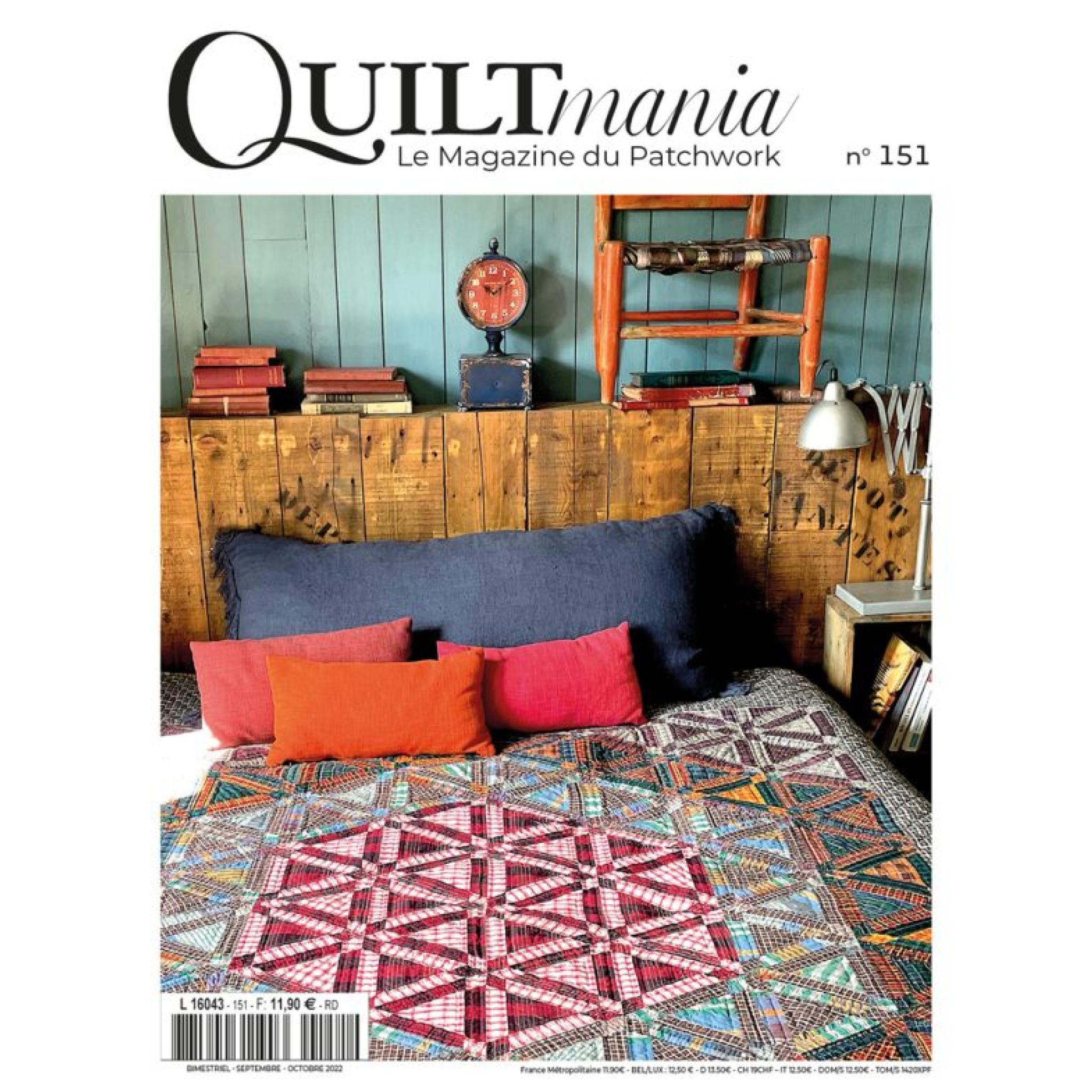 Quiltmania Magazine No 151 Sept 2022 | The Running Chicken