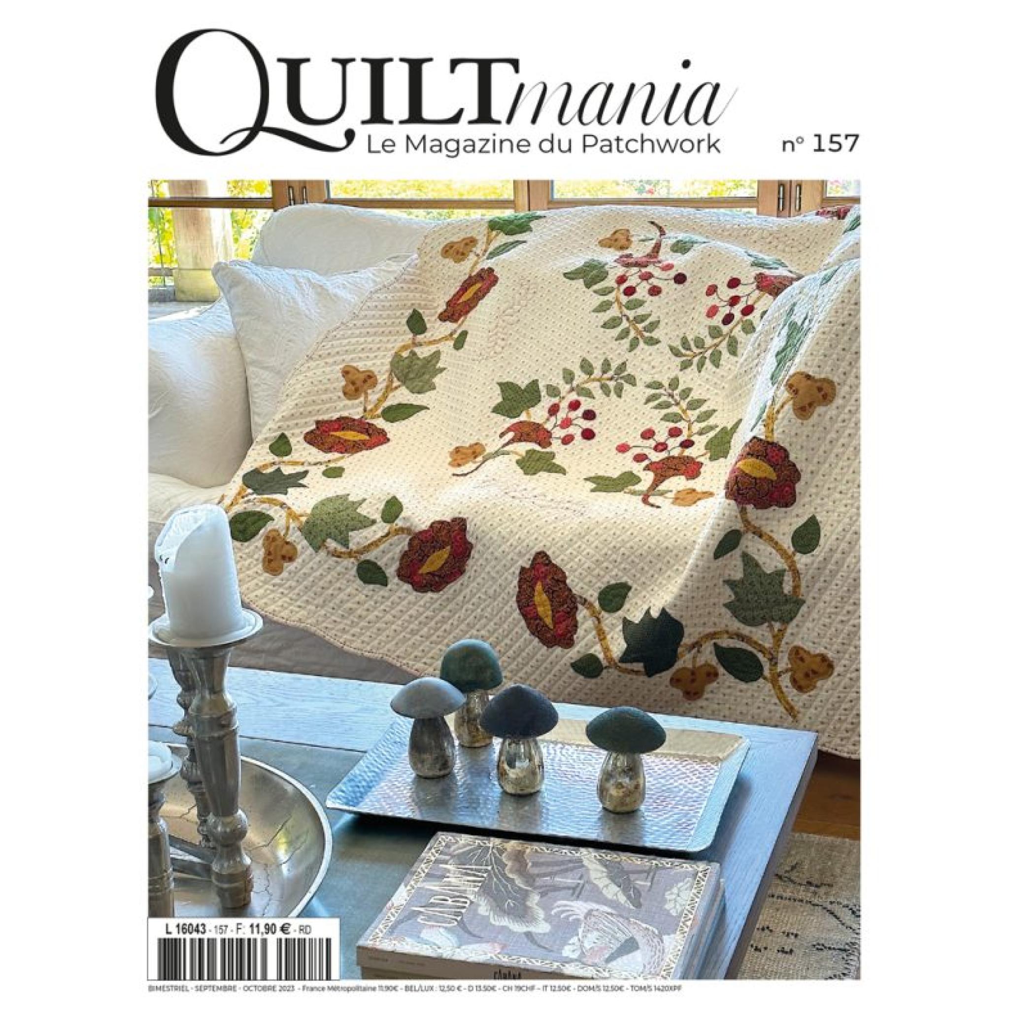 Quiltmania Magazine No 157 Sept 23 | The Running Chicken